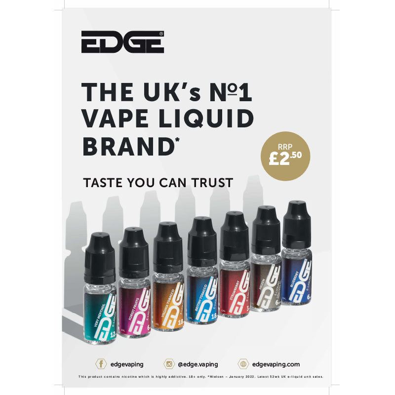 EDGE - POS - A3 Poster (EDGE Core) – VU9 Wholesale Store